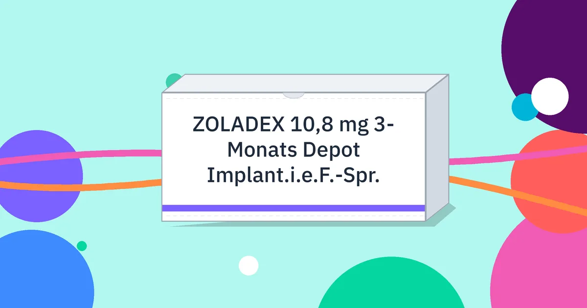 Symbolbild: Packung mit der Aufschrift ZOLADEX 10,8 mg 3-Monats Depot Implant.i.e.F.-Spr. (PZN 00569450) – Verfügbarkeit und Bezug in Apotheken in Frankfurt am Main