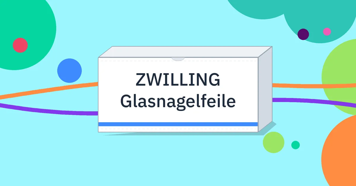 Symbolbild: Packung mit der Aufschrift ZWILLING Glasnagelfeile (PZN 11675089) – Verfügbarkeit und Bezug in Apotheken in Frankfurt am Main