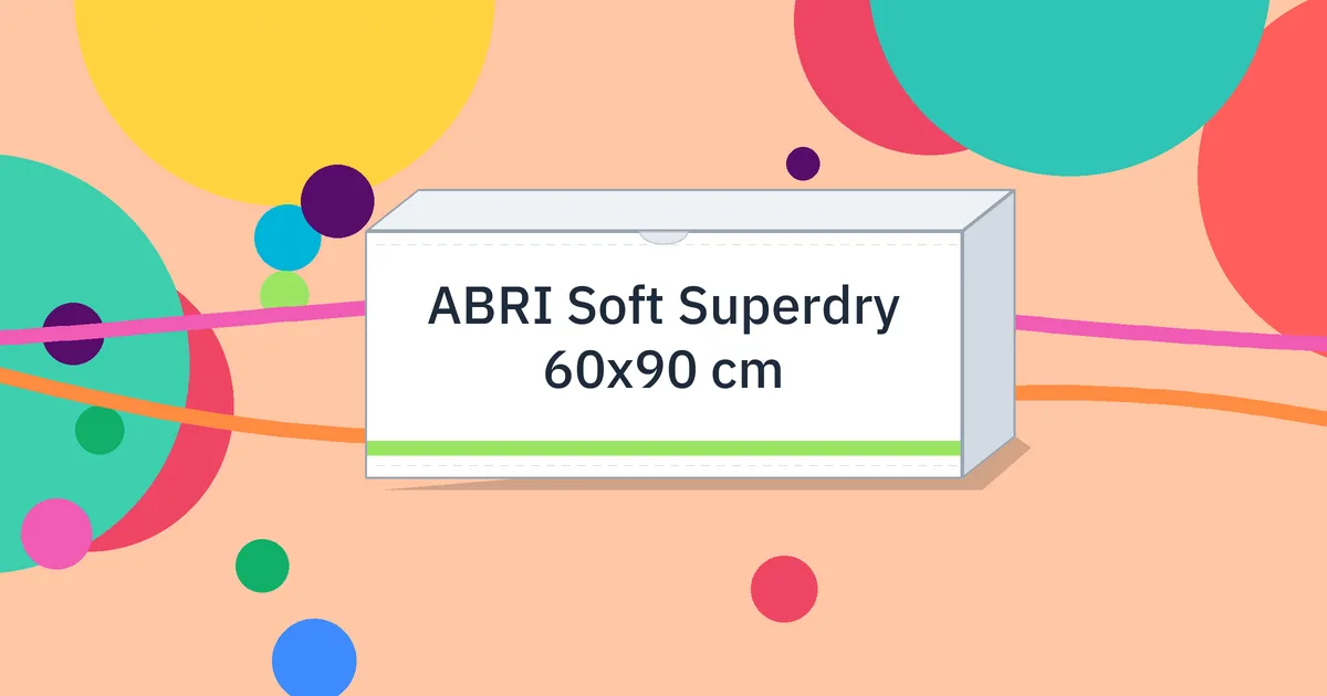 Symbolbild: Packung mit der Aufschrift ABRI Soft Superdry 60x90 cm (PZN 04972898) – Verfügbarkeit und Bezug in Apotheken in Frankfurt am Main