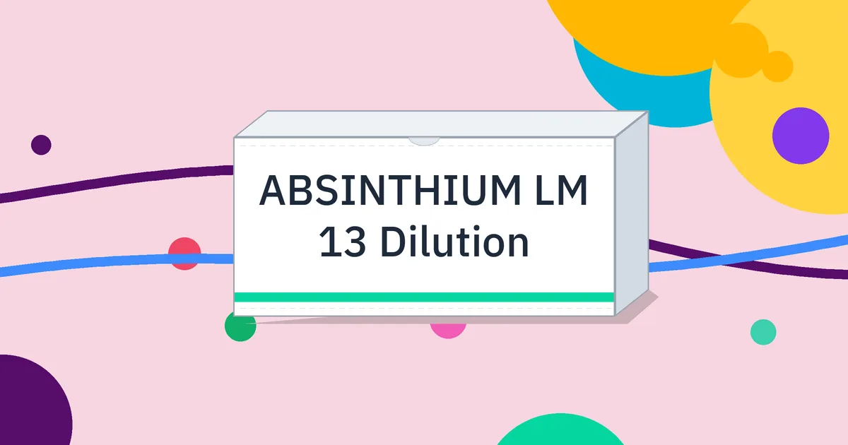Symbolbild: Packung mit der Aufschrift ABSINTHIUM LM 13 Dilution (PZN 13261400) – Verfügbarkeit und Bezug in Apotheken in Frankfurt am Main