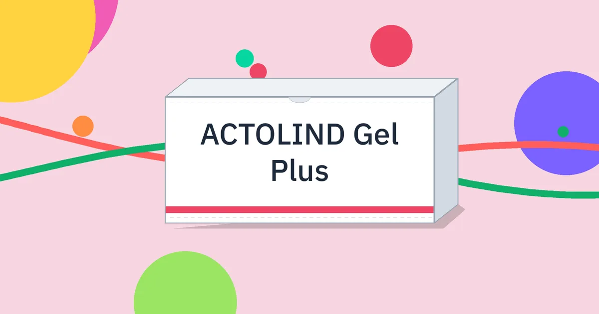 Symbolbild: Packung mit der Aufschrift ACTOLIND Gel Plus (PZN 20740822) – Verfügbarkeit und Bezug in Apotheken in Frankfurt am Main