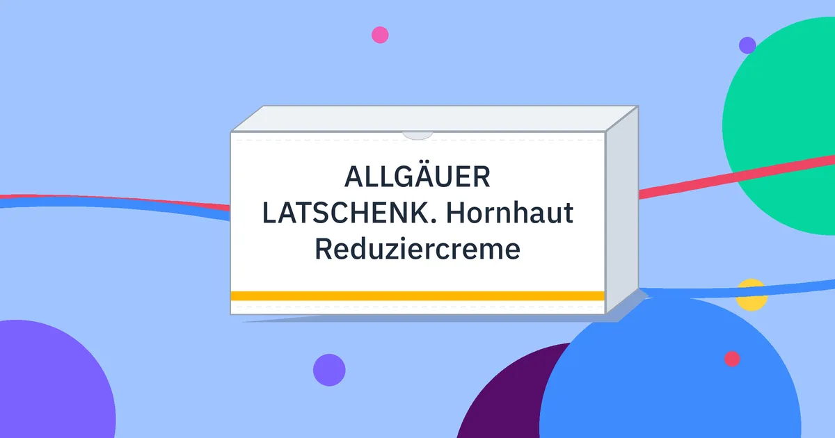 Symbolbild: Packung mit der Aufschrift ALLGÄUER LATSCHENK. Hornhaut Reduziercreme (PZN 13967353) – Verfügbarkeit und Bezug in Apotheken in Frankfurt am Main
