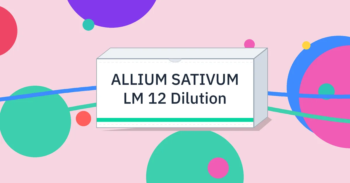 Symbolbild: Packung mit der Aufschrift ALLIUM SATIVUM LM 12 Dilution (PZN 13311546) – Verfügbarkeit und Bezug in Apotheken in Frankfurt am Main