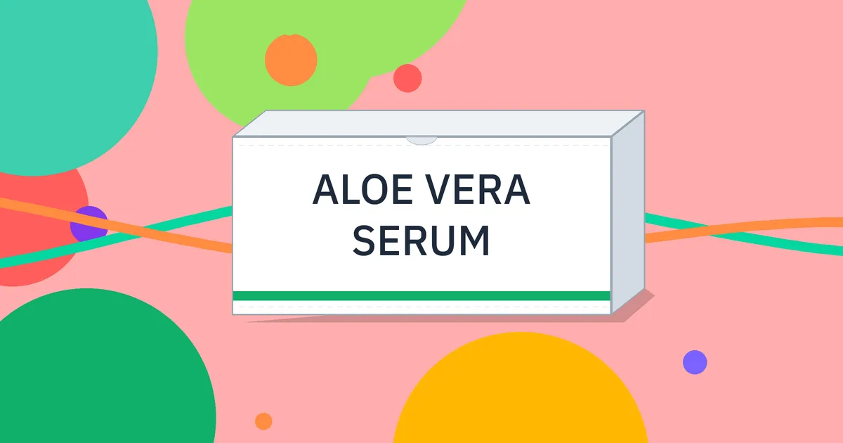 Symbolbild: Packung mit der Aufschrift ALOE VERA SERUM (PZN 12557280) – Verfügbarkeit und Bezug in Apotheken in Frankfurt am Main