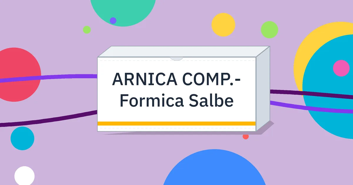 Symbolbild: Packung mit der Aufschrift ARNICA COMP.-Formica Salbe (PZN 03141333) – Verfügbarkeit und Bezug in Apotheken in Frankfurt am Main