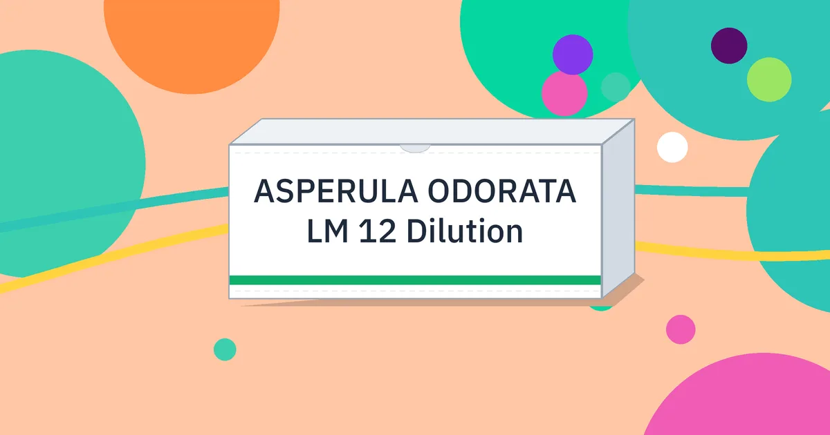 Symbolbild: Packung mit der Aufschrift ASPERULA ODORATA LM 12 Dilution (PZN 13403797) – Verfügbarkeit und Bezug in Apotheken in Frankfurt am Main
