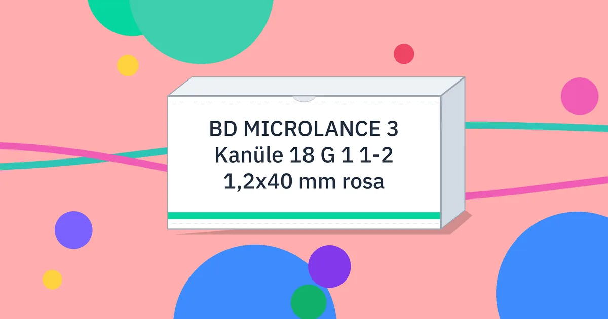 Symbolbild: Packung mit der Aufschrift BD MICROLANCE 3 Kanüle 18 G 1 1-2 1,2x40 mm rosa (PZN 19452207) – Verfügbarkeit und Bezug in Apotheken in Frankfurt am Main
