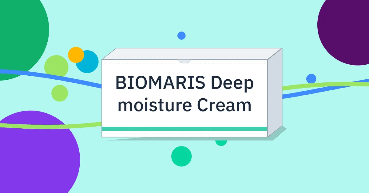 Symbolbild: Packung mit der Aufschrift BIOMARIS Deep moisture Cream (PZN 11601139) – Verfügbarkeit und Bezug in Apotheken in Frankfurt am Main