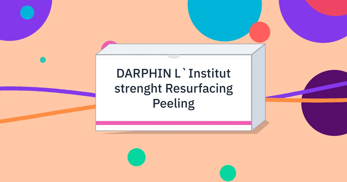 Symbolbild: Packung mit der Aufschrift DARPHIN L`Institut strenght Resurfacing Peeling (PZN 12652222) – Verfügbarkeit und Bezug in Apotheken in Frankfurt am Main