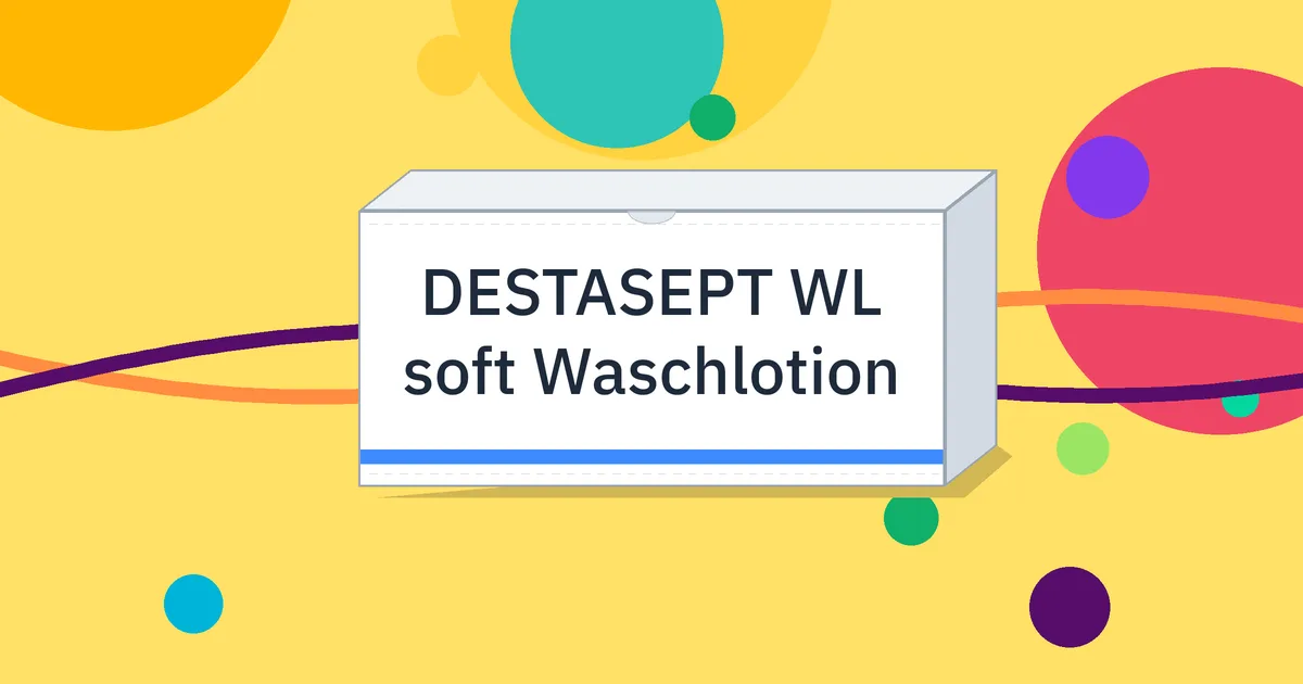Symbolbild: Packung mit der Aufschrift DESTASEPT WL soft Waschlotion (PZN 10088668) – Verfügbarkeit und Bezug in Apotheken in Frankfurt am Main