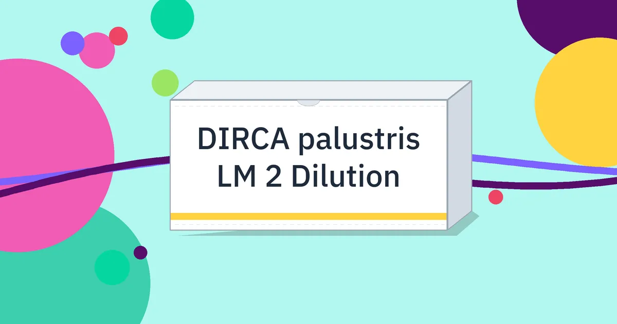 Symbolbild: Packung mit der Aufschrift DIRCA palustris LM 2 Dilution (PZN 13465491) – Verfügbarkeit und Bezug in Apotheken in Frankfurt am Main