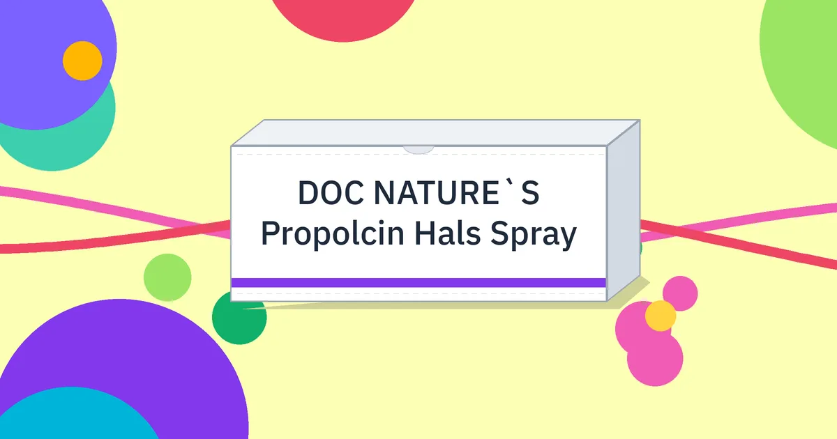 Symbolbild: Packung mit der Aufschrift DOC NATURE`S Propolcin Hals Spray (PZN 18739007) – Verfügbarkeit und Bezug in Apotheken in Frankfurt am Main