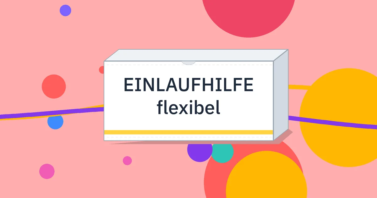 Symbolbild: Packung mit der Aufschrift EINLAUFHILFE flexibel (PZN 07605568) – Verfügbarkeit und Bezug in Apotheken in Frankfurt am Main