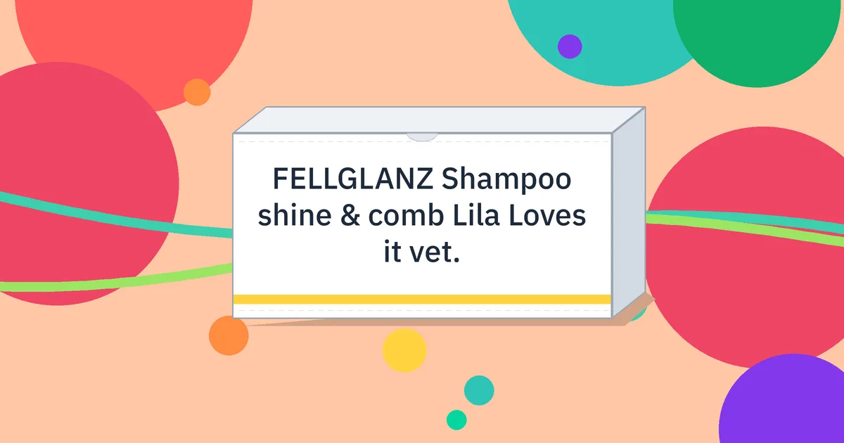 Symbolbild: Packung mit der Aufschrift FELLGLANZ Shampoo shine & comb Lila Loves it vet. (PZN 11690309) – Verfügbarkeit und Bezug in Apotheken in Frankfurt am Main