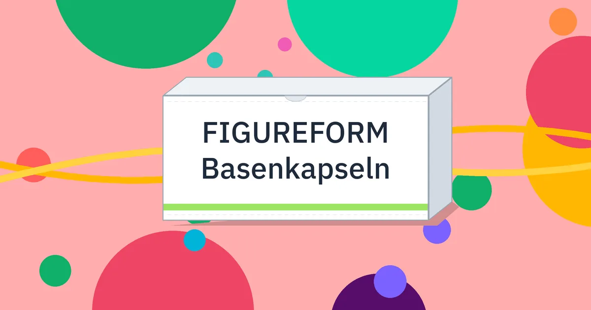 Symbolbild: Packung mit der Aufschrift FIGUREFORM Basenkapseln (PZN 04917971) – Verfügbarkeit und Bezug in Apotheken in Frankfurt am Main