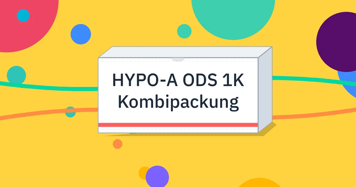 Symbolbild: Packung mit der Aufschrift HYPO-A ODS 1K Kombipackung (PZN 04164997) – Verfügbarkeit und Bezug in Apotheken in Frankfurt am Main