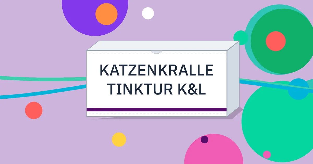 Symbolbild: Packung mit der Aufschrift KATZENKRALLE TINKTUR K&L (PZN 16583392) – Verfügbarkeit und Bezug in Apotheken in Frankfurt am Main