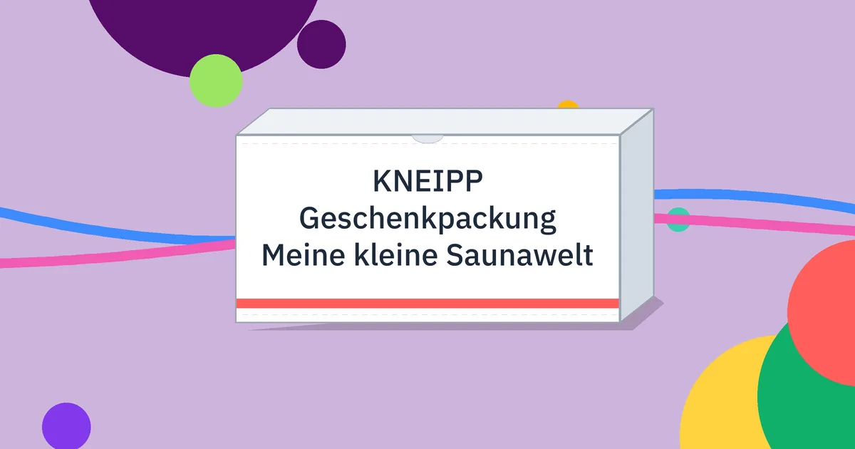 Symbolbild: Packung mit der Aufschrift KNEIPP Geschenkpackung Meine kleine Saunawelt (PZN 14179706) – Verfügbarkeit und Bezug in Apotheken in Frankfurt am Main