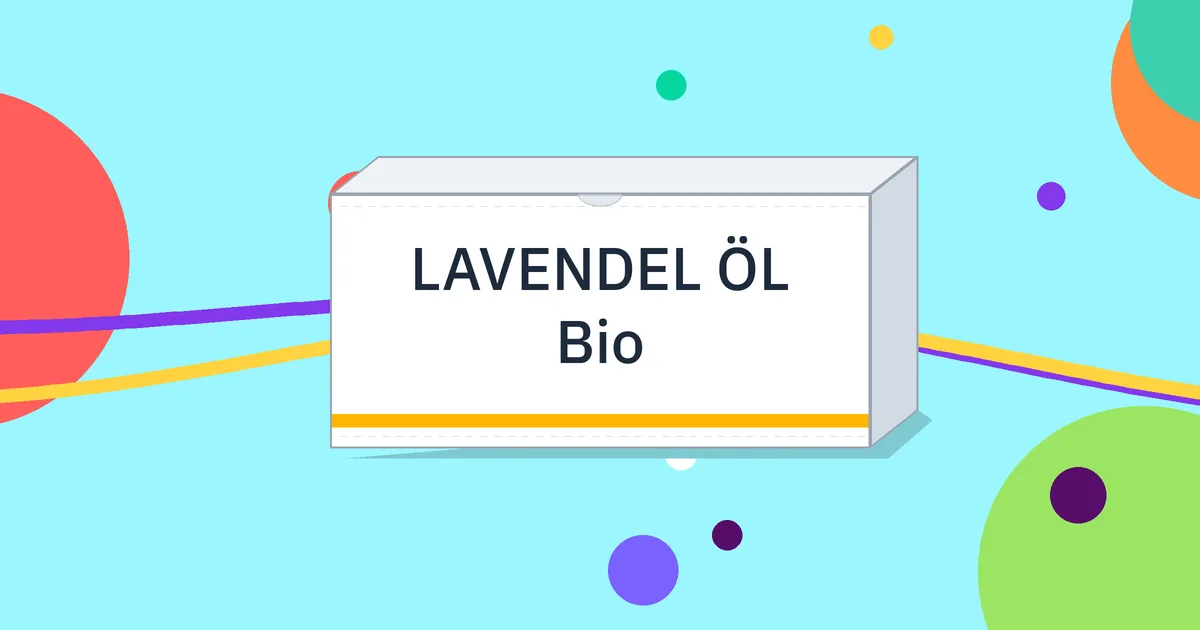 Symbolbild: Packung mit der Aufschrift LAVENDEL ÖL Bio (PZN 00149564) – Verfügbarkeit und Bezug in Apotheken in Frankfurt am Main