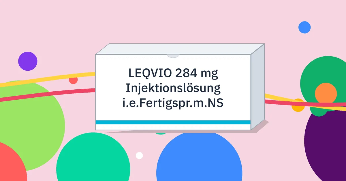 Symbolbild: Packung mit der Aufschrift LEQVIO 284 mg Injektionslösung i.e.Fertigspr.m.NS (PZN 16701058) – Verfügbarkeit und Bezug in Apotheken in Frankfurt am Main
