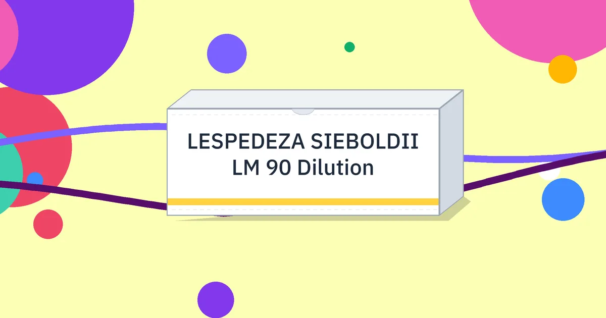 Symbolbild: Packung mit der Aufschrift LESPEDEZA SIEBOLDII LM 90 Dilution (PZN 13528085) – Verfügbarkeit und Bezug in Apotheken in Frankfurt am Main