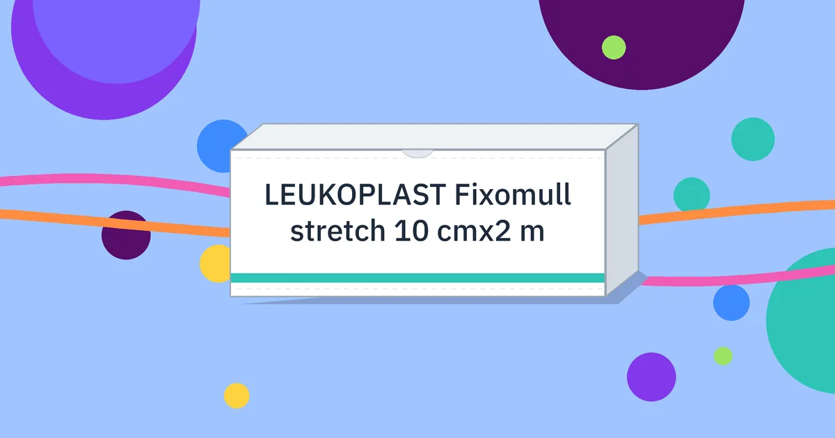 Symbolbild: Packung mit der Aufschrift LEUKOPLAST Fixomull stretch 10 cmx2 m (PZN 19151931) – Verfügbarkeit und Bezug in Apotheken in Frankfurt am Main
