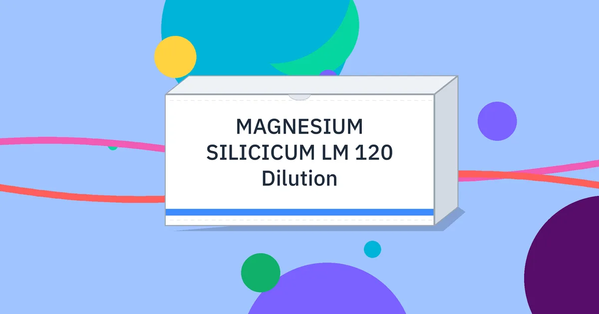 Symbolbild: Packung mit der Aufschrift MAGNESIUM SILICICUM LM 120 Dilution (PZN 12939969) – Verfügbarkeit und Bezug in Apotheken in Frankfurt am Main