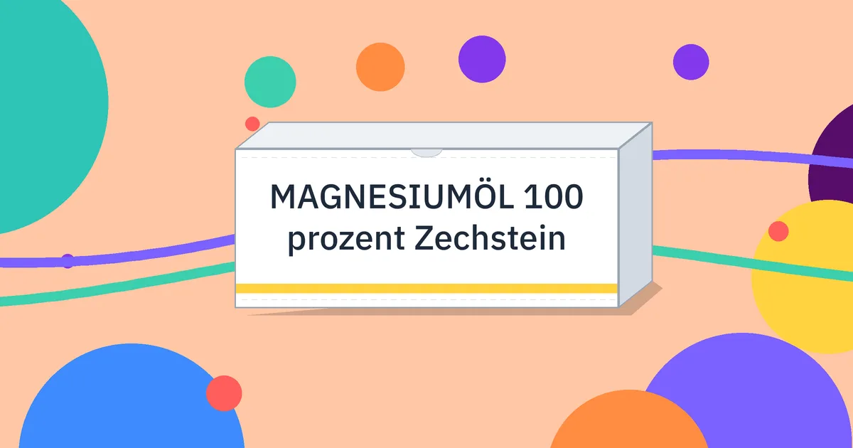 Symbolbild: Packung mit der Aufschrift MAGNESIUMÖL 100 prozent Zechstein (PZN 13169999) – Verfügbarkeit und Bezug in Apotheken in Frankfurt am Main