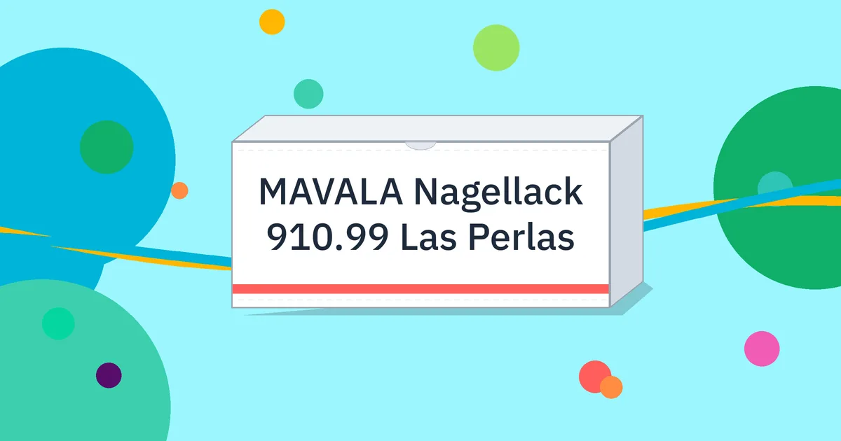 Symbolbild: Packung mit der Aufschrift MAVALA Nagellack 910.99 Las Perlas (PZN 16496836) – Verfügbarkeit und Bezug in Apotheken in Frankfurt am Main