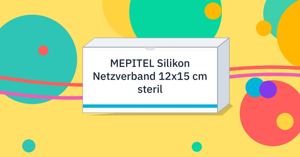 Symbolbild: Packung mit der Aufschrift MEPITEL Silikon Netzverband 12x15 cm steril (PZN 17548788) – Verfügbarkeit und Bezug in Apotheken in Frankfurt am Main