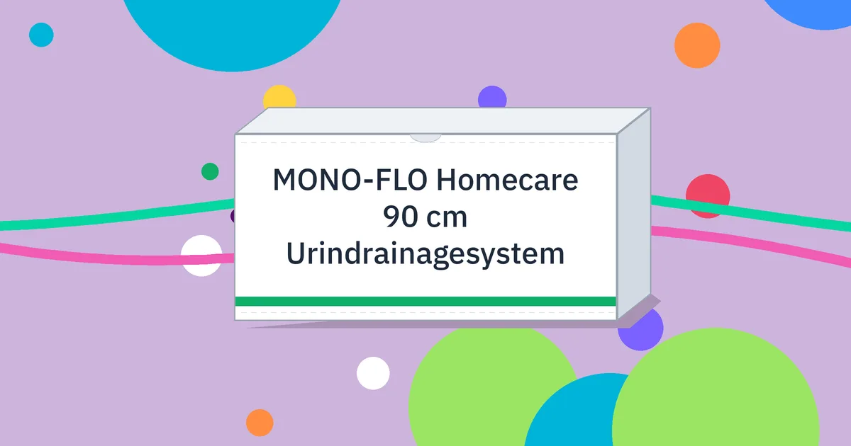 Symbolbild: Packung mit der Aufschrift MONO-FLO Homecare 90 cm Urindrainagesystem (PZN 09926331) – Verfügbarkeit und Bezug in Apotheken in Frankfurt am Main