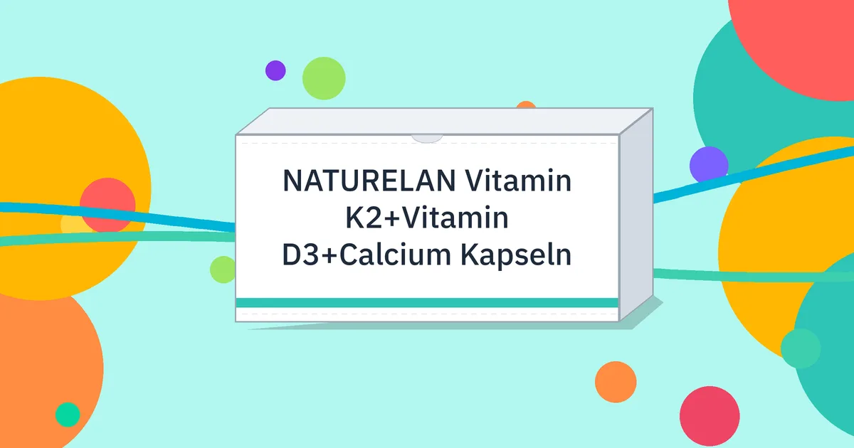 Symbolbild: Packung mit der Aufschrift NATURELAN Vitamin K2+Vitamin D3+Calcium Kapseln (PZN 19191474) – Verfügbarkeit und Bezug in Apotheken in Frankfurt am Main