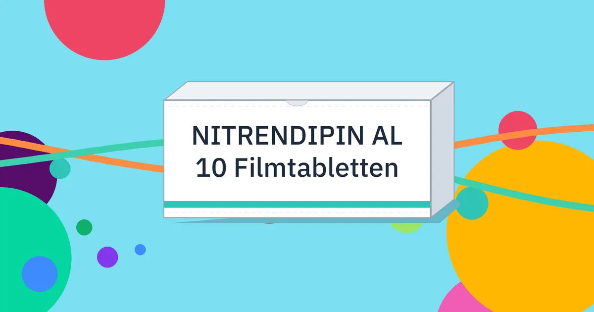Symbolbild: Packung mit der Aufschrift NITRENDIPIN AL 10 Filmtabletten (PZN 00227790) – Verfügbarkeit und Bezug in Apotheken in Frankfurt am Main