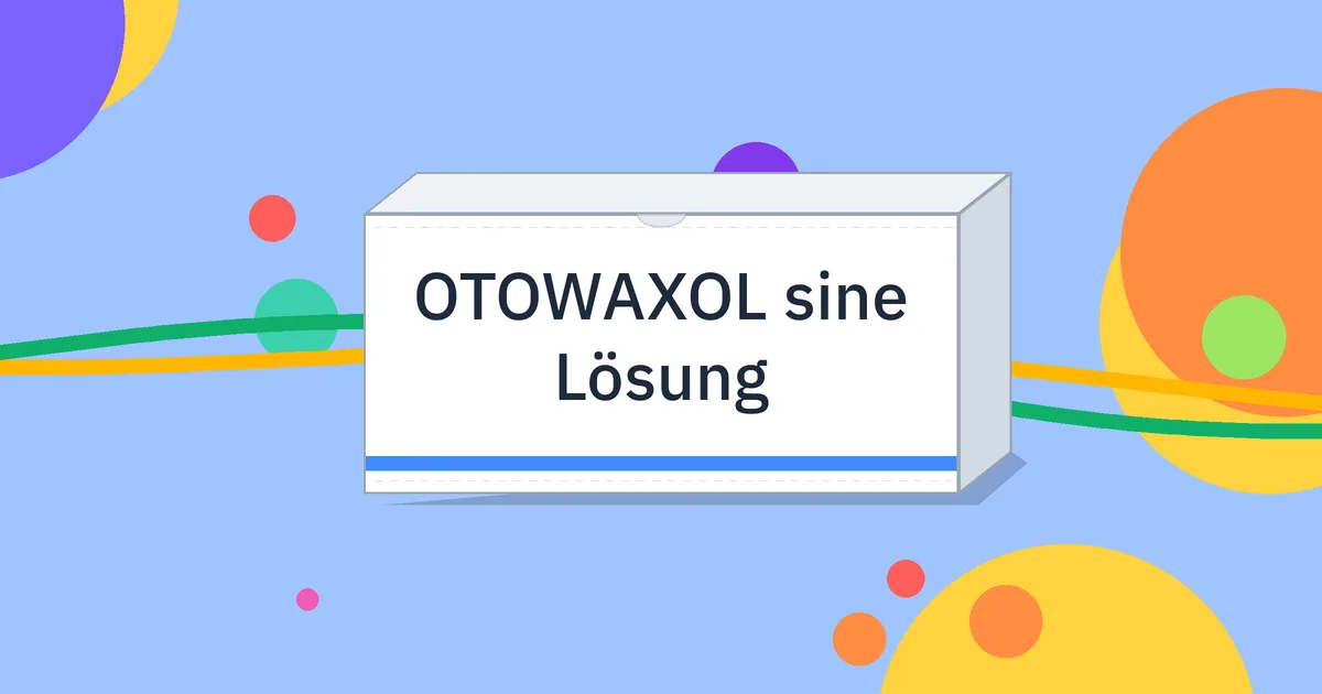 Symbolbild: Packung mit der Aufschrift OTOWAXOL sine Lösung (PZN 02268439) – Verfügbarkeit und Bezug in Apotheken in Frankfurt am Main
