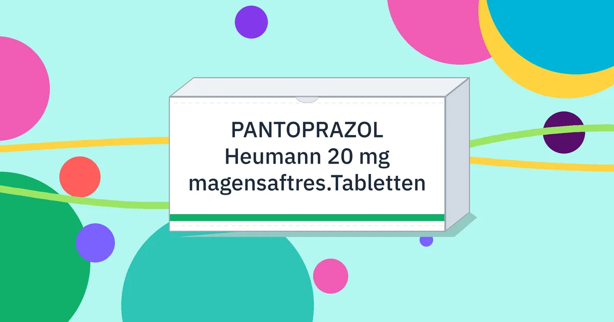 Symbolbild: Packung mit der Aufschrift PANTOPRAZOL Heumann 20 mg magensaftres.Tabletten (PZN 11544140) – Verfügbarkeit und Bezug in Apotheken in Frankfurt am Main