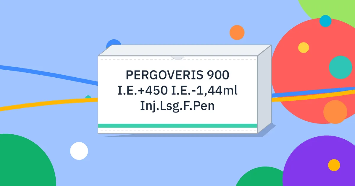 Symbolbild: Packung mit der Aufschrift PERGOVERIS 900 I.E.+450 I.E.-1,44ml Inj.Lsg.F.Pen (PZN 18807200) – Verfügbarkeit und Bezug in Apotheken in Frankfurt am Main