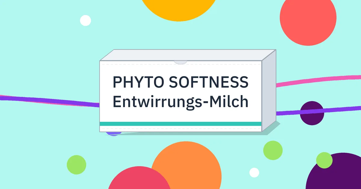 Symbolbild: Packung mit der Aufschrift PHYTO SOFTNESS Entwirrungs-Milch (PZN 18603791) – Verfügbarkeit und Bezug in Apotheken in Frankfurt am Main