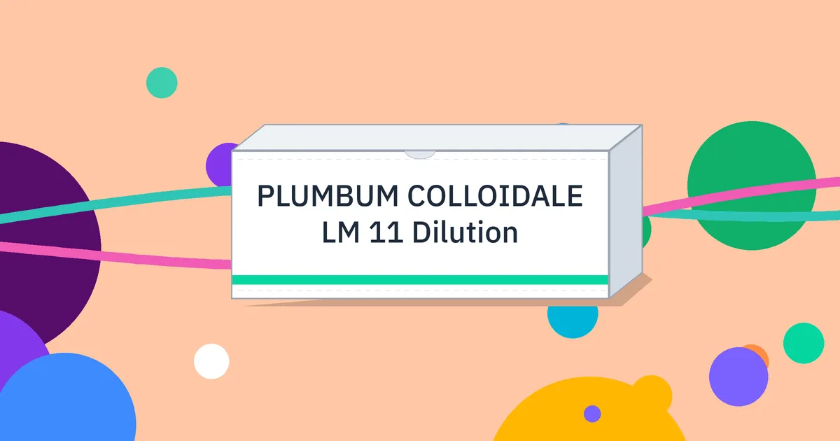 Symbolbild: Packung mit der Aufschrift PLUMBUM COLLOIDALE LM 11 Dilution (PZN 13040194) – Verfügbarkeit und Bezug in Apotheken in Frankfurt am Main