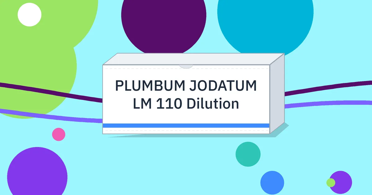 Symbolbild: Packung mit der Aufschrift PLUMBUM JODATUM LM 110 Dilution (PZN 13040998) – Verfügbarkeit und Bezug in Apotheken in Frankfurt am Main