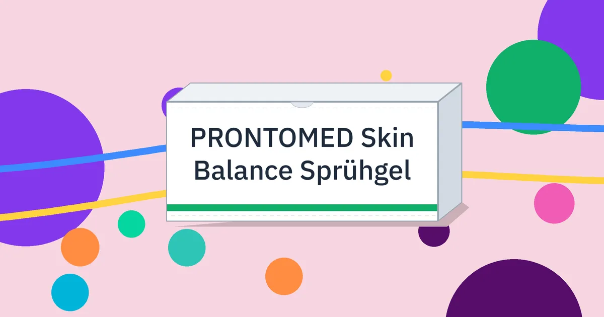 Symbolbild: Packung mit der Aufschrift PRONTOMED Skin Balance Sprühgel (PZN 10204749) – Verfügbarkeit und Bezug in Apotheken in Frankfurt am Main