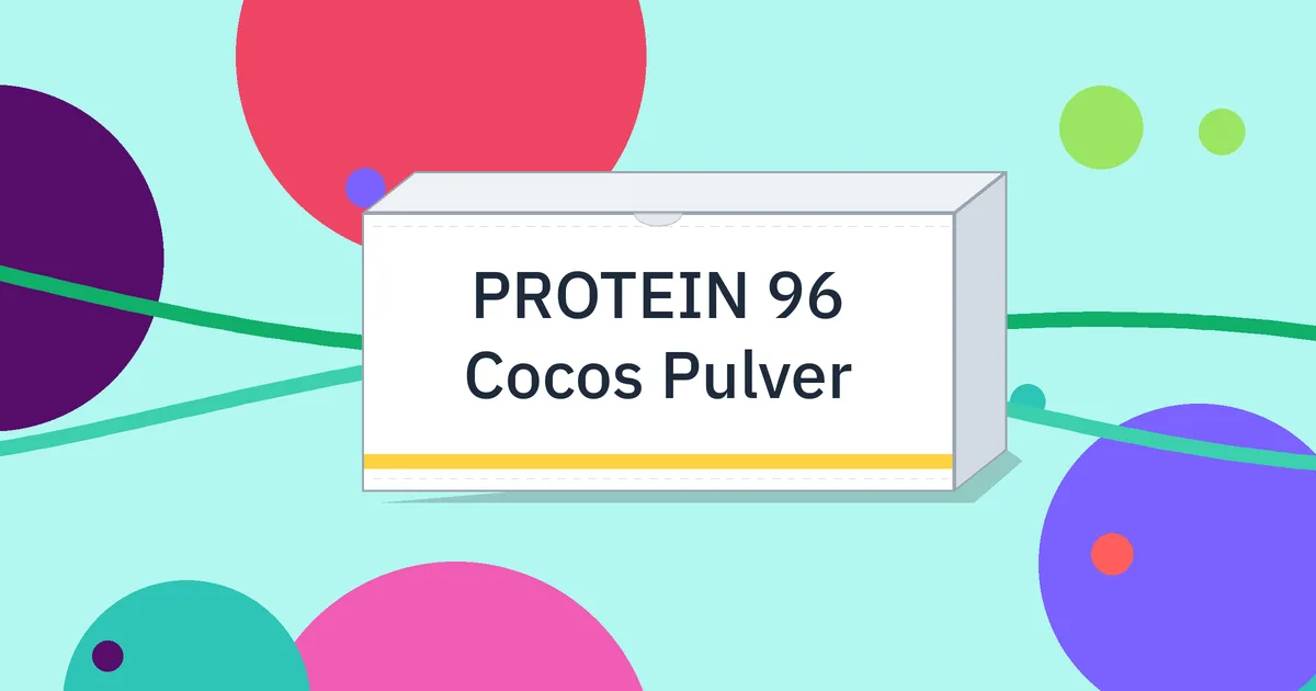 Symbolbild: Packung mit der Aufschrift PROTEIN 96 Cocos Pulver (PZN 10534062) – Verfügbarkeit und Bezug in Apotheken in Frankfurt am Main