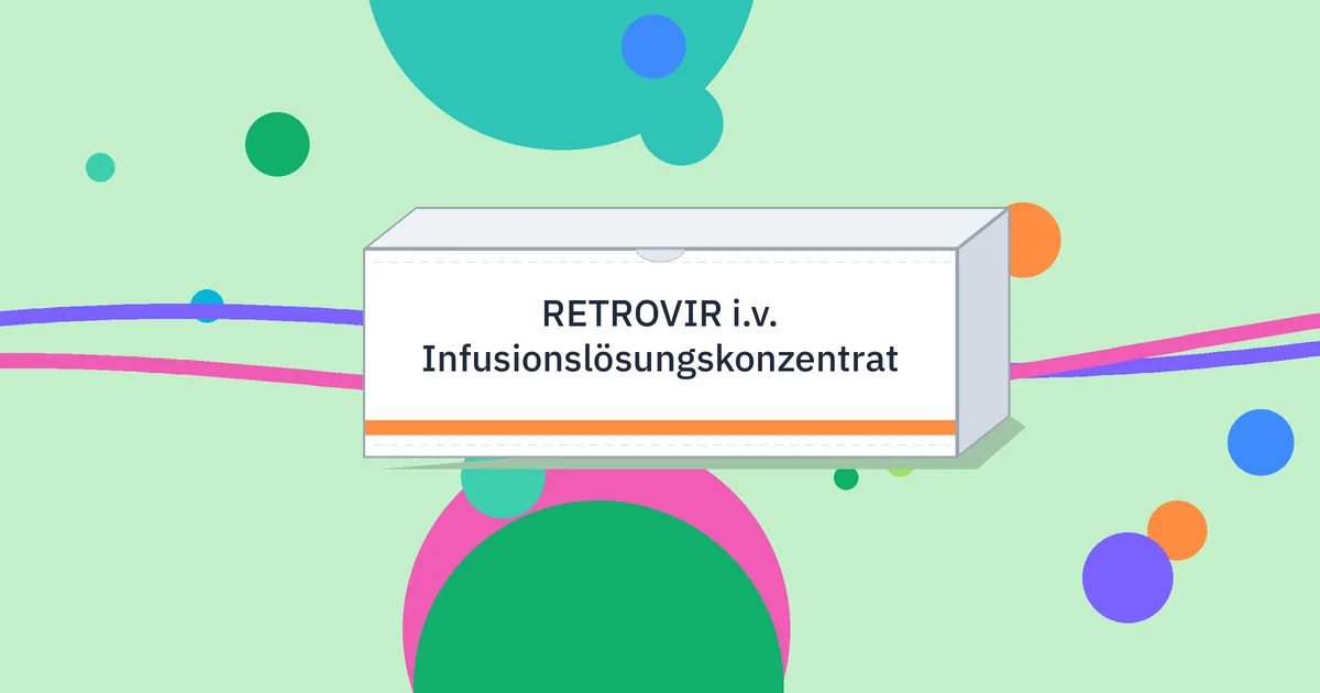 Symbolbild: Packung mit der Aufschrift RETROVIR i.v. Infusionslösungskonzentrat (PZN 02680737) – Verfügbarkeit und Bezug in Apotheken in Frankfurt am Main