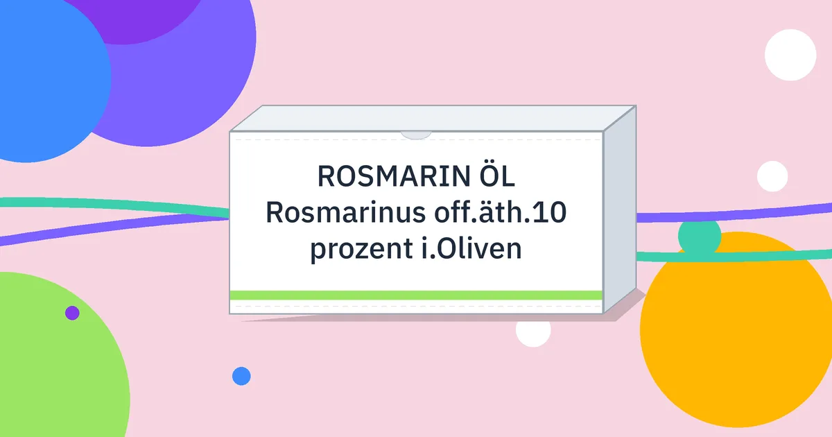 Symbolbild: Packung mit der Aufschrift ROSMARIN ÖL Rosmarinus off.äth.10 prozent i.Oliven (PZN 02467682) – Verfügbarkeit und Bezug in Apotheken in Frankfurt am Main