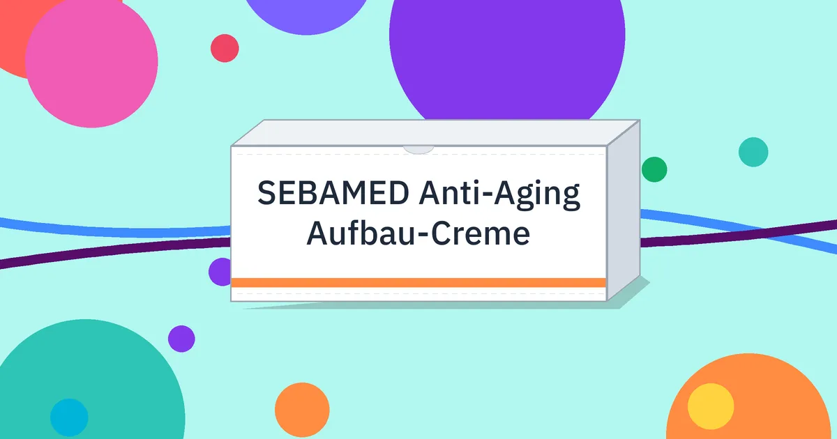 Symbolbild: Packung mit der Aufschrift SEBAMED Anti-Aging Aufbau-Creme (PZN 19186875) – Verfügbarkeit und Bezug in Apotheken in Frankfurt am Main