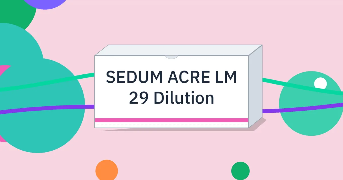 Symbolbild: Packung mit der Aufschrift SEDUM ACRE LM 29 Dilution (PZN 13692442) – Verfügbarkeit und Bezug in Apotheken in Frankfurt am Main