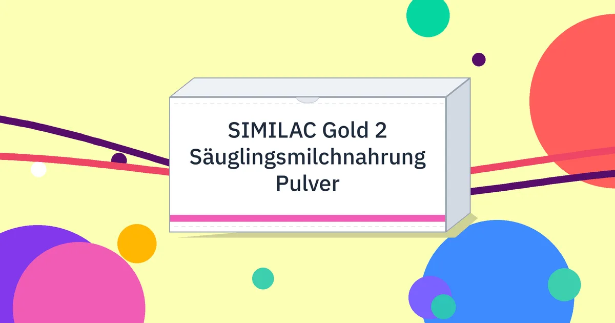 Symbolbild: Packung mit der Aufschrift SIMILAC Gold 2 Säuglingsmilchnahrung Pulver (PZN 17531836) – Verfügbarkeit und Bezug in Apotheken in Frankfurt am Main
