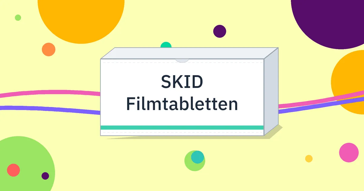 Symbolbild: Packung mit der Aufschrift SKID Filmtabletten (PZN 04421690) – Verfügbarkeit und Bezug in Apotheken in Frankfurt am Main