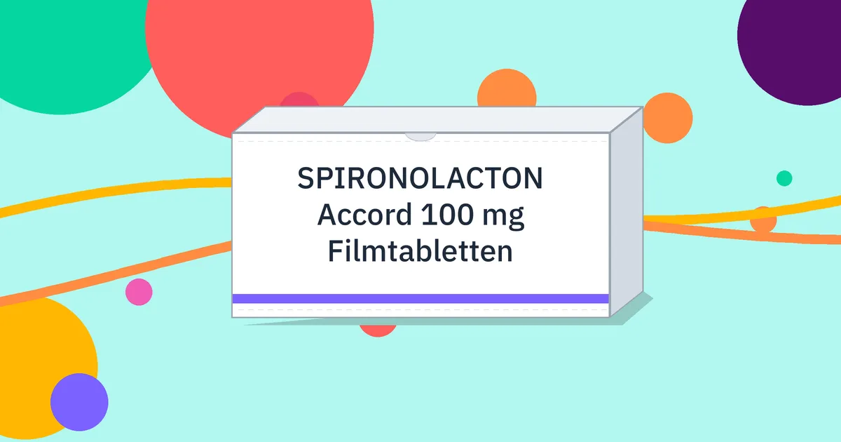 Symbolbild: Packung mit der Aufschrift SPIRONOLACTON Accord 100 mg Filmtabletten (PZN 11852002) – Verfügbarkeit und Bezug in Apotheken in Frankfurt am Main