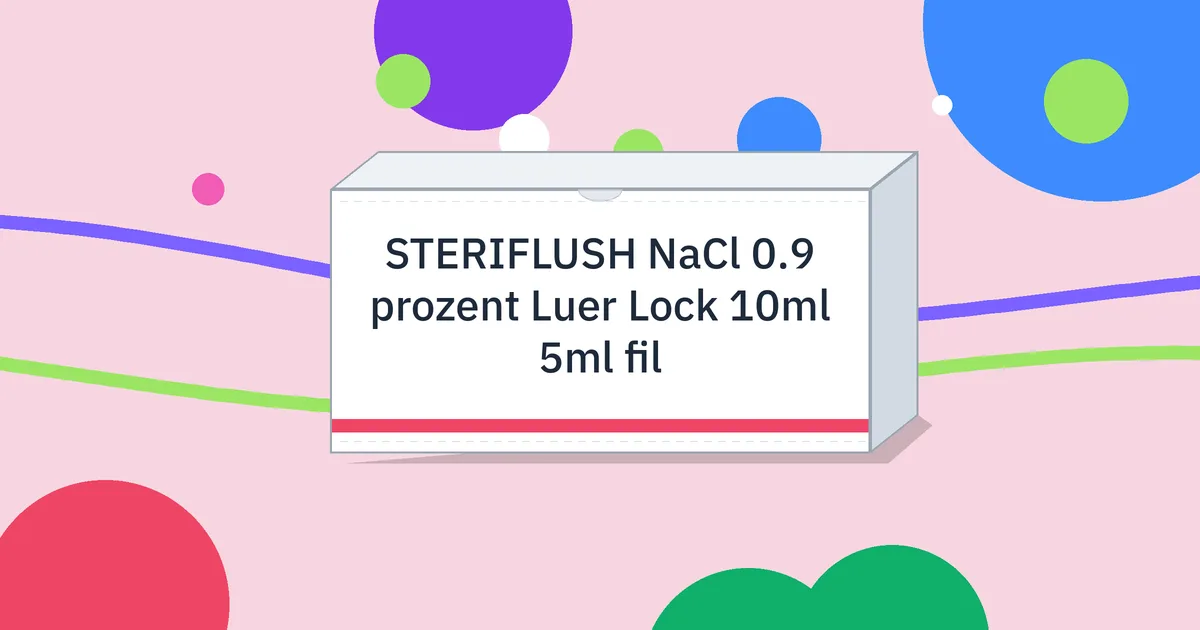 Symbolbild: Packung mit der Aufschrift STERIFLUSH NaCl 0.9 prozent Luer Lock 10ml 5ml fil (PZN 19482817) – Verfügbarkeit und Bezug in Apotheken in Frankfurt am Main
