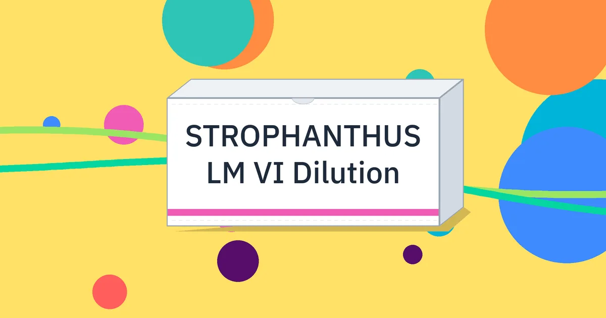 Symbolbild: Packung mit der Aufschrift STROPHANTHUS LM VI Dilution (PZN 04499462) – Verfügbarkeit und Bezug in Apotheken in Frankfurt am Main